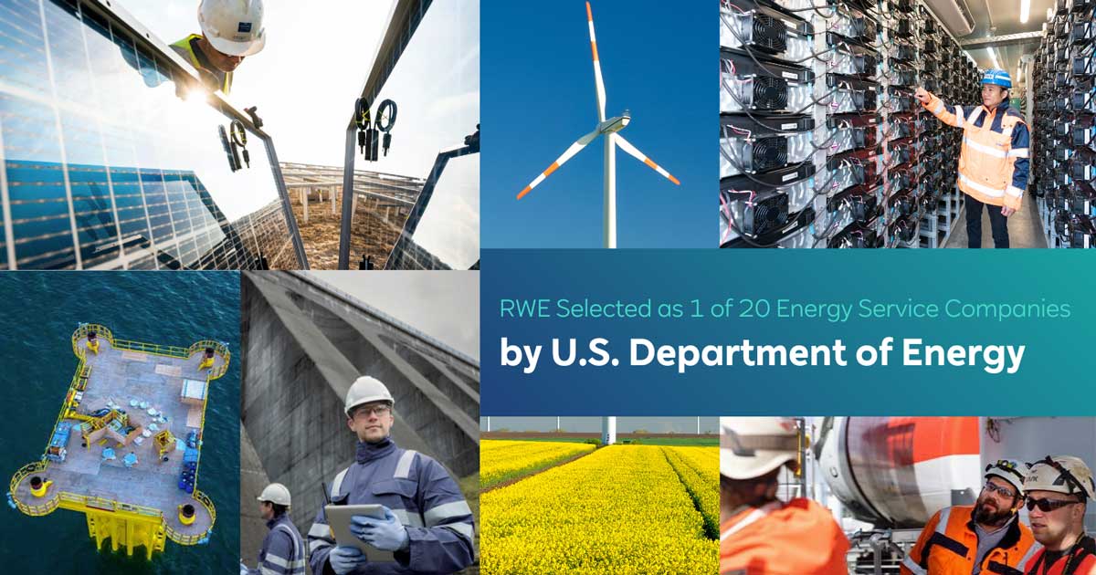 RWE selected by U.S. Department of Energy to help improve efficiency ...