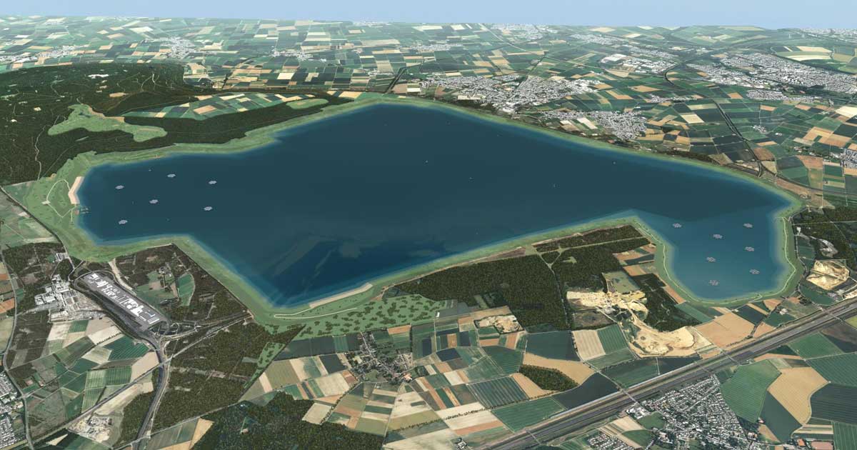 Die neue Landschaft nach dem Tagebau Hambach | RWE