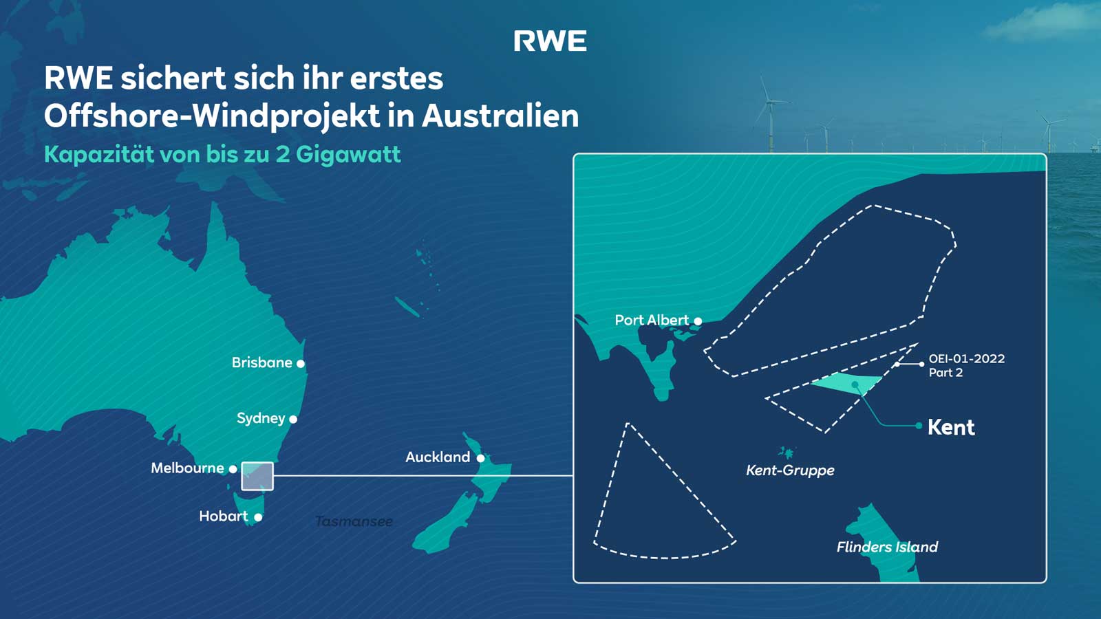 RWE sichert sich ihr erstes Offshore-Windprojekt in Australien mit ... RWE sichert sich ihr erstes Offshore-Windprojekt in Australien mit ...