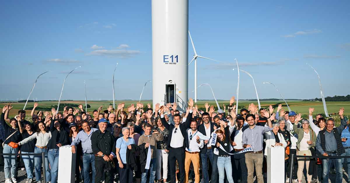 RWE inaugurates its biggest onshore wind farm in France